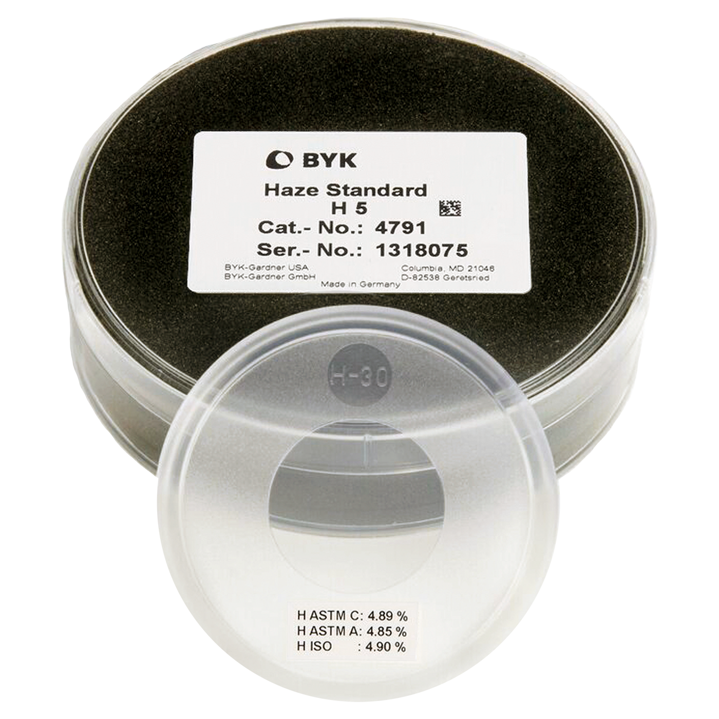 Estandar de Haze 5 para Haze Gard i— Exacolor Laboratories