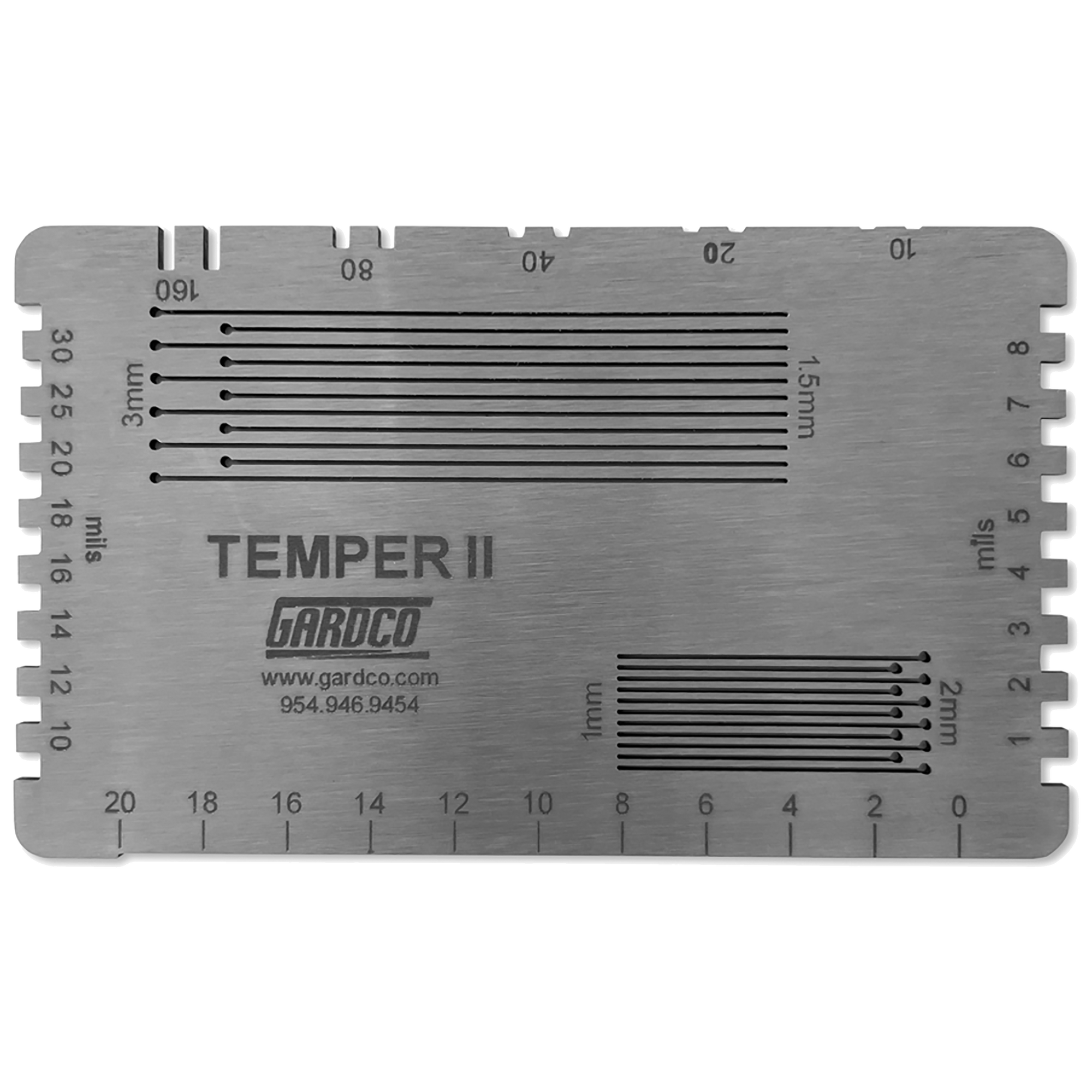 Plantilla de adherencia Temper II Cross Hatch— Exacolor Laboratories