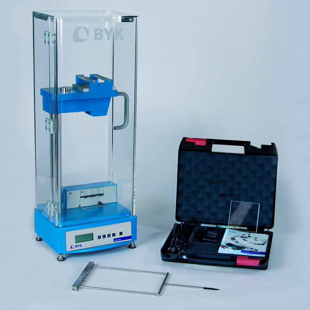 Durómetro de péndulo Persoz— Exacolor Laboratories